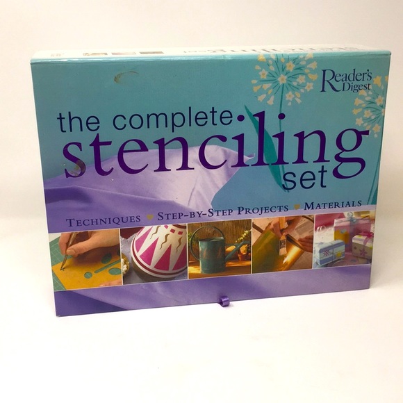 Reader’s Digest | Wall Decor | Complete Stenciling Set Stencils Step By ...